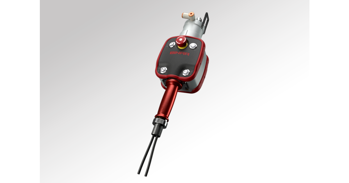 Control handle with pneumatic 5/2 valve | Control Handle | Binar24